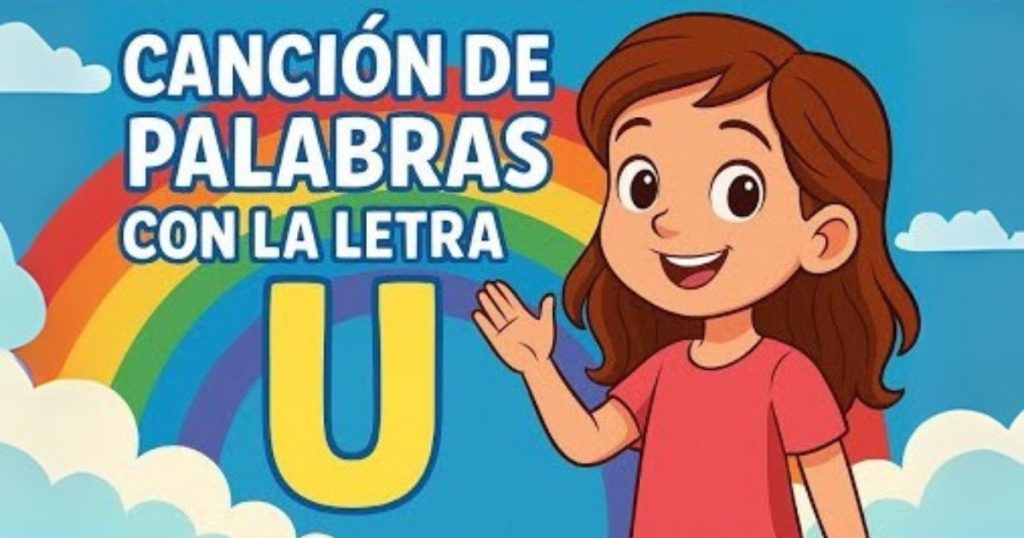 Canción de palabras con la letra "a" para niños | Video educativo